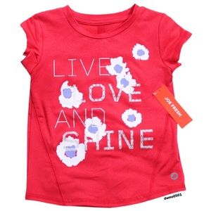 Joe Fresh | Shirts & Tops | Nwt Joe Fresh Girls Red Graphic Active Tee ...
